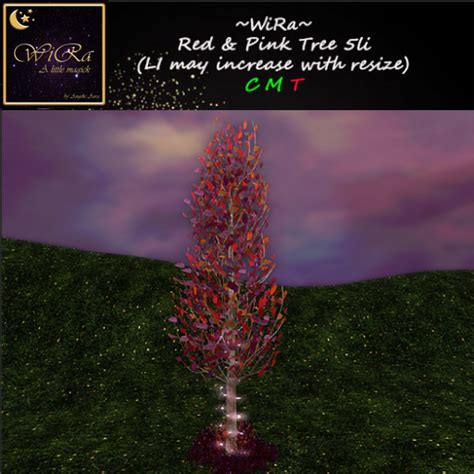 Second Life Marketplace ~wira~ Red And Pink Tree Box