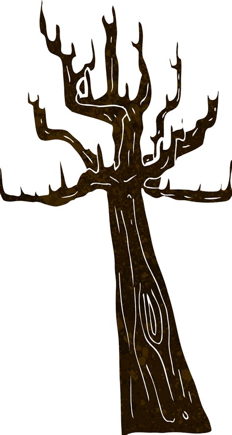 Old Bare Tree Cartoon 45084147 PNG