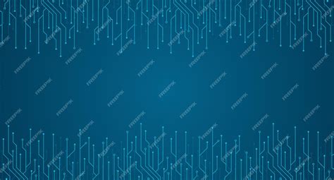 Premium Vector Circuit Board Electronics Digital Technology Banner Abstract Technology