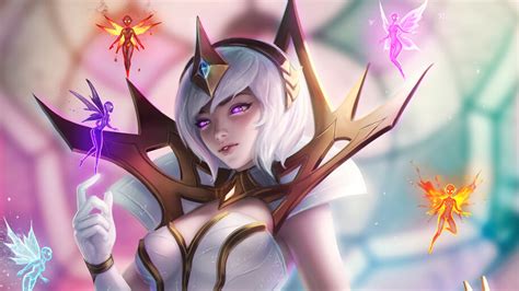 Lux Elementalist Lol Art 4k 2970a Wallpaper 4k Pc