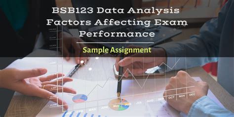 Online Bsb123 Data Analysis Factors Affecting Exam Performance