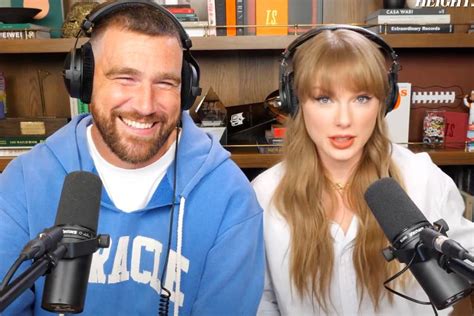Taylor Swift Leads Vocal Warm Ups With Travis Kelce In New Heights Taping
