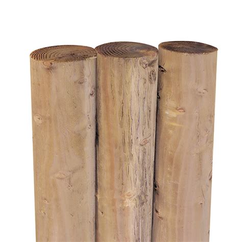 6 In Dia X 10 Ft Pressure Treated Doug Fir Post Landscap