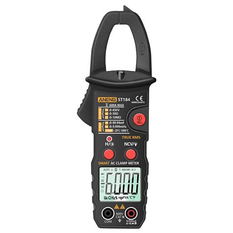True Rms Digital Multimeter Clamp Meter Dcac Voltage Detector Ac Amp