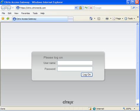 Citrix Nerds Installation Documentation