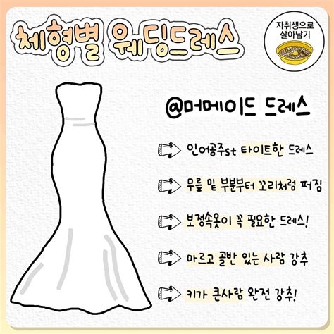 2배 더 예뻐보이는 체형별 웨딩드레스 추천서