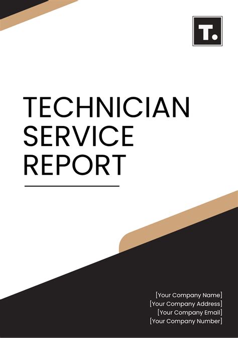Free Service Report Template To Edit Online