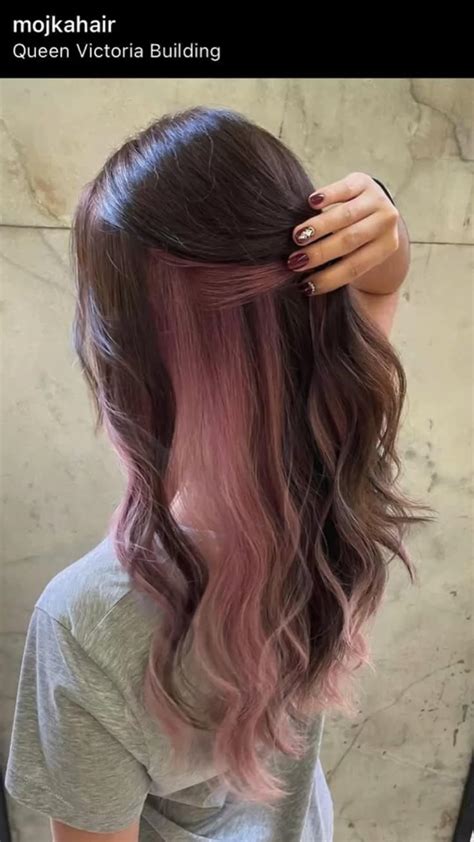 Pink Hair Hair Color Streaks Pink Hair Dye Hidden Hair Color