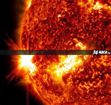 НАСА засне мощно изригване на Слънцето в новогодишната нощ