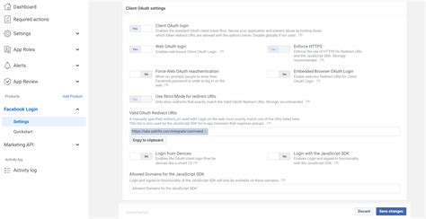 Integrating With Facebook Oauth Pathfix Documentation