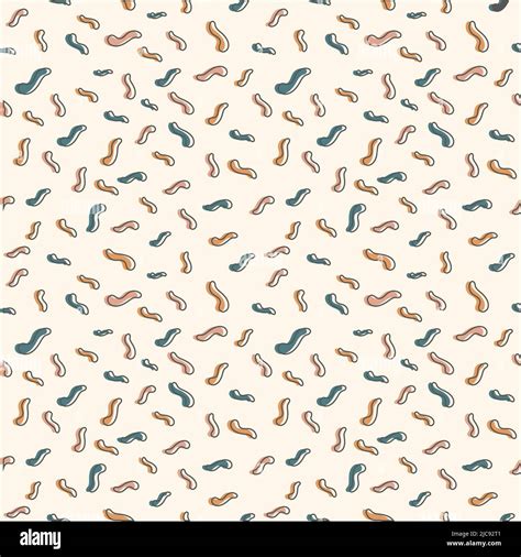 Seamless Squiggles Pattern Background Stock Vector Image And Art Alamy