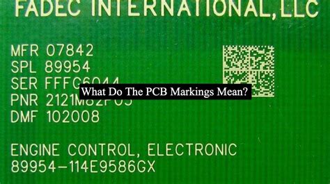 Pcb Markings What Does Pcb Markings Means