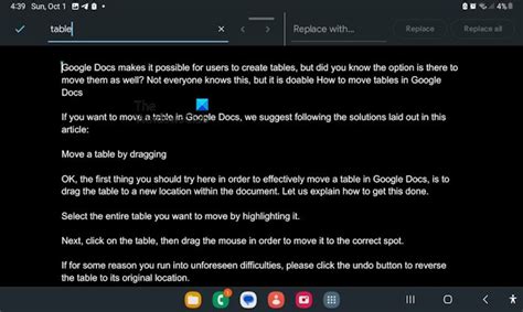 How To Find And Replace Words In Google Docs