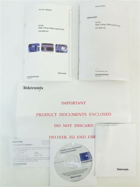 Tektronix P5210 High Voltage Differential Probe Set For Sale Online Ebay
