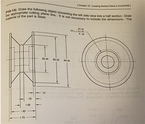 get answer draw the following object converting 15 ate cutting