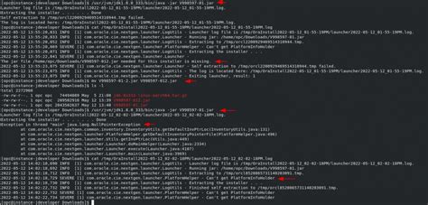 Error On Install JDeveloper In An Oracle Cloud Ampere A Instance With Oracle Linux
