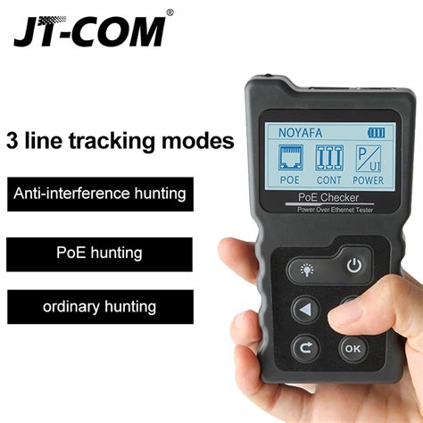 Brand New Ethernet Cat5 Cat6 Lan Network Cable Poe Switch Tester Detector Nf 488 Lcd Display