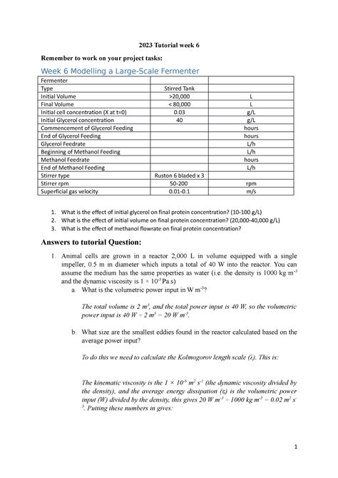 Tutorial 6 Solutions 2023 Tutorial Week 6 Remember To Work On Your Project Tasks Week 6