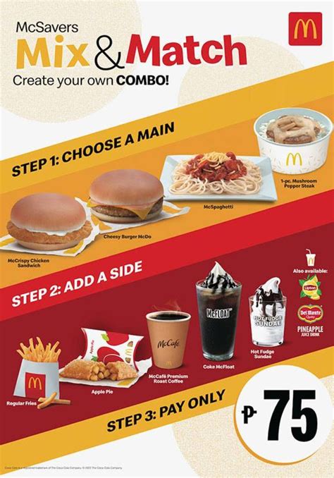 Mcdonalds Mix And Match Snacking Experience The Manila Times