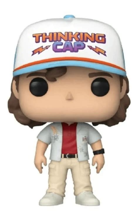 Boneco Funko Stranger Things S4 Dustin 1247 Funko Pop Papellotti