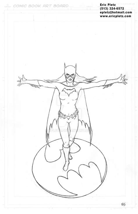 Batgirl Pinup By Epletz On Deviantart
