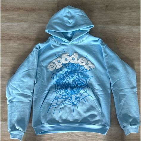 Blue Spider Hoodie Sweatshirts Hoodie Print Cute Online Clothing Stores