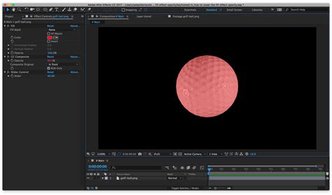 How To Lower After Effects Fill Effects Opacity Without Affecting The Layers Opacity