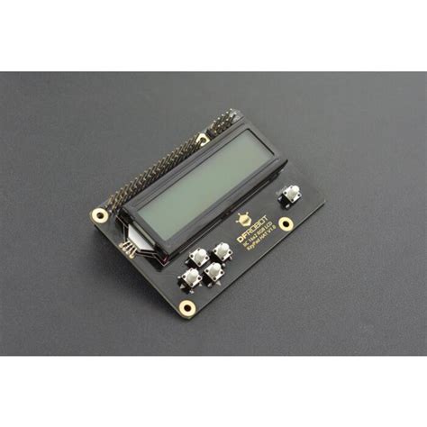 Iic 16x2 Rgb Lcd Keypad Hat V10 Buy In Australia Dfr0514 Dfrobot Core Electronics