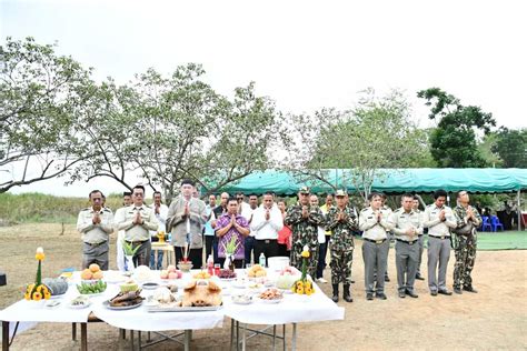 อช เขาสามร้อยยอดบวงสรวงขอขมาพ่อปู่ การลักลอบตัดหินพระธาตุบนยอดเขา