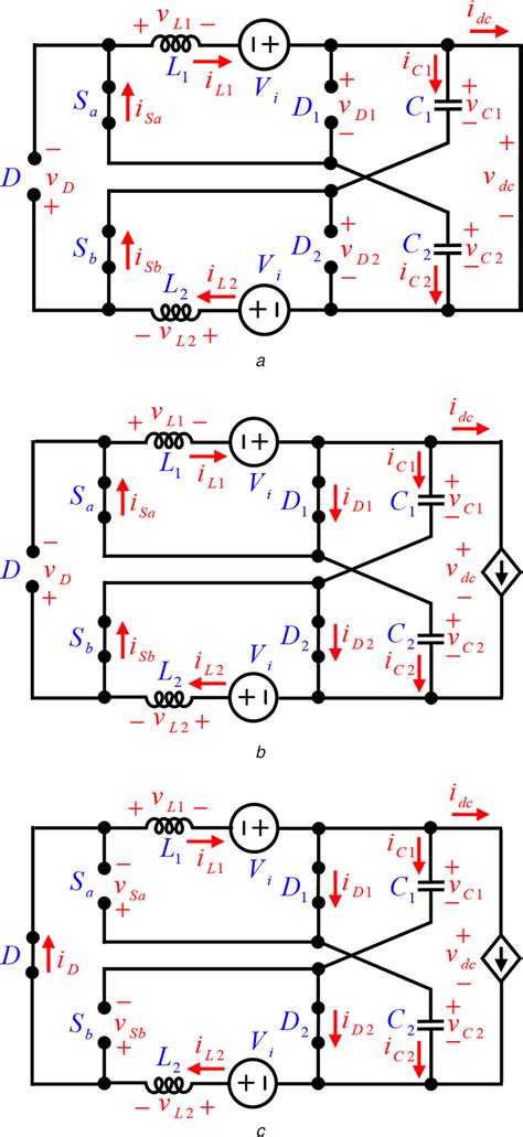 Equivalent Circuits Of The Proposed Inverter In Different Operating