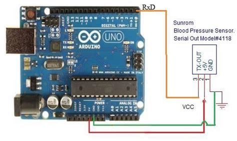 Interfacing Blood Pressure Sensor With Arduino Code And Schematic Rf