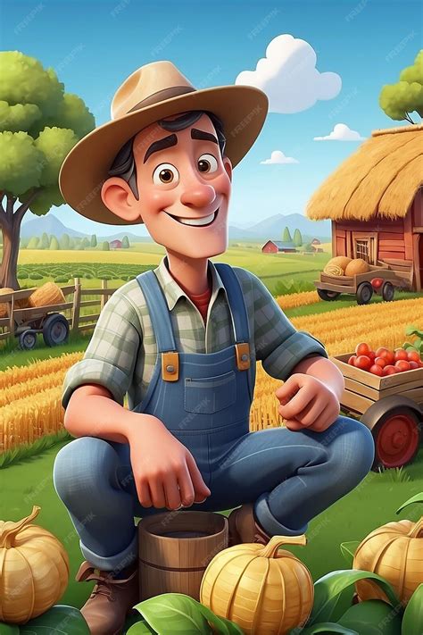 Premium Photo 3d Animation Style Cartoon Character Illustration Of A