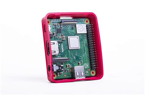 Pi3A Case Raspberry Pi Plastic Case For Use With Raspberry Pi 3A In Red White RS