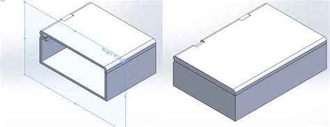 designing a 3d printed storage box using multi body part modelling in