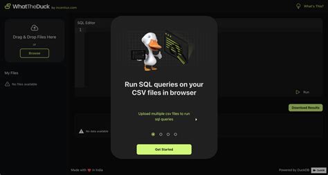 Unveiling Whattheduck The Ultimate Browser Based Sql Engine For Csv
