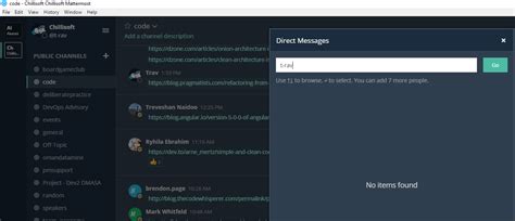 Message Self · Issue 7935 · Mattermostmattermost · Github
