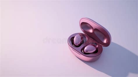Stylish Wireless Earbuds In A Compact Charging Case With A Sleek Design