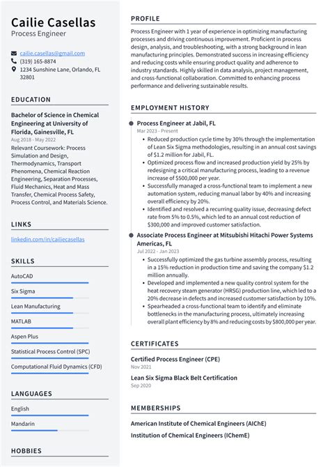 Top 12 Process Engineer Skills To Put On Your Resume