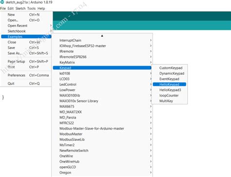 4x4 Matrix And 4x3 Matrix Keypad Module With Arduino Uno