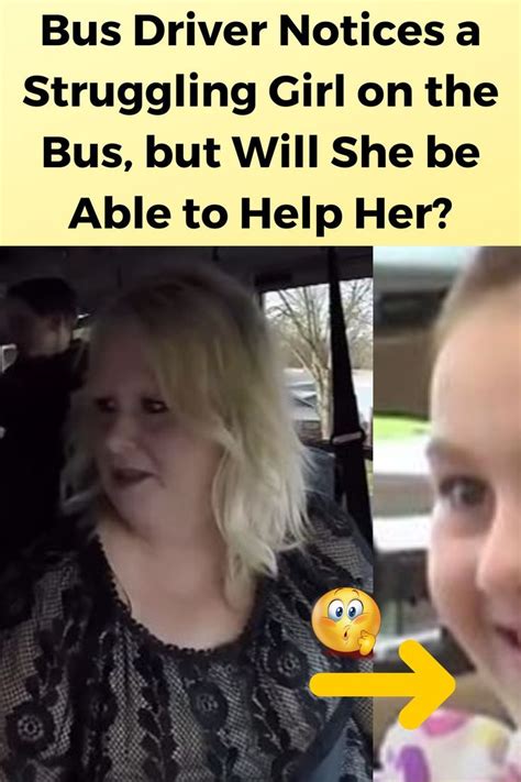 Bus Driver Notices A Struggling Girl On The Bus But Will She Be Able To Help Her Hooded Eye