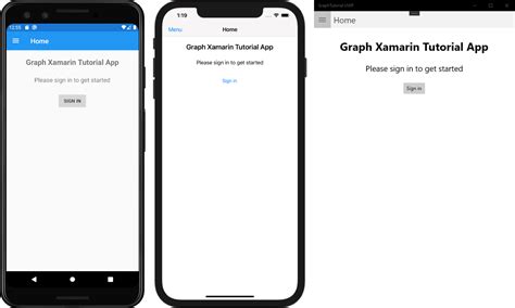 使用 Microsoft Graph 生成 Xamarin 应用 Microsoft Graph Microsoft Learn