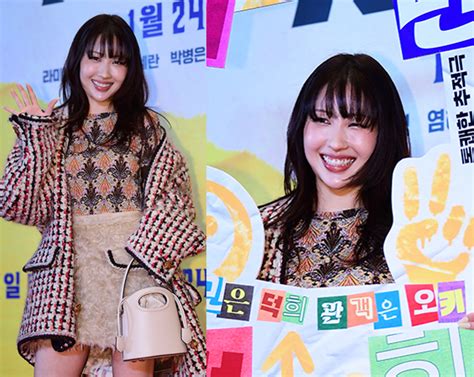 이사배 화장만큼 스타일링도 잘하네” 니트 미니스커트 트위드재킷 하의 실종 패션 스타와 패션