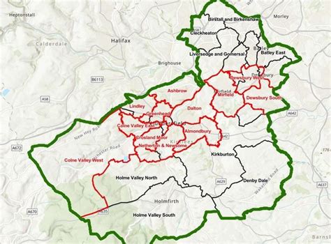 Kirklees Wards Heading For Boundary Shake Up Under New Proposals