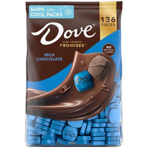 Dove Promises Milk Chocolate Candy 136 Ct Individually Wrapped Bulk