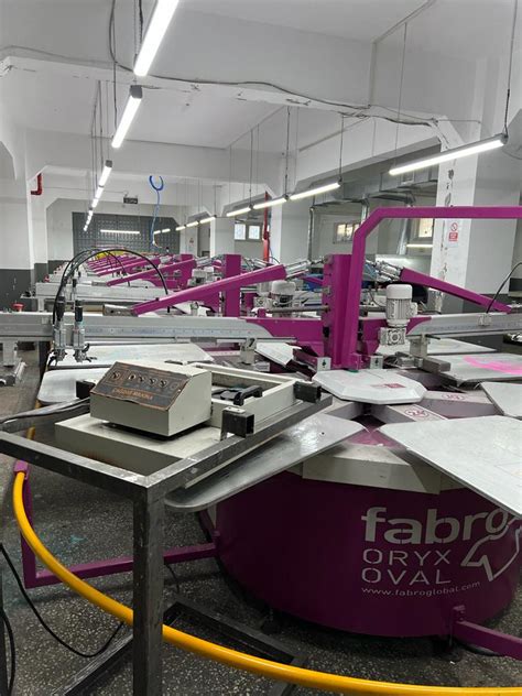 Fabro Oryx Oval Type Screen Printing Machine Used Machines Exapro