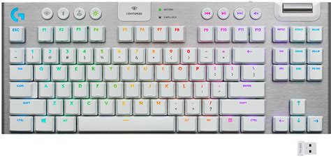 Клавиатура беспроводная Logitech G915 Gaming TKL LIGHTSPEED Wireless ...