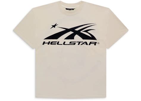 Hellstar Sports Core Gel Logo T Shirt Whiteblack Mens Ss24 Us