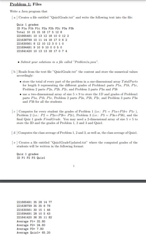 Solved Problem Files Write A Java Program That A Chegg