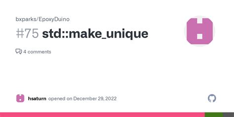 Std Make Unique Issue Bxparks Epoxyduino Github