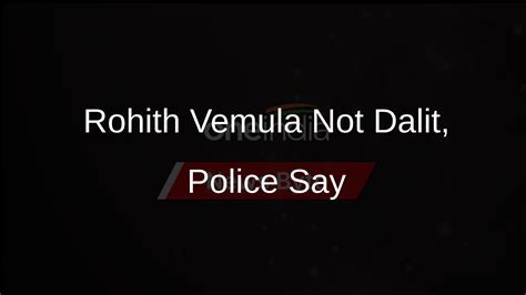 Police Report Concludes Rohith Vemula Was Not Dalit Cites Suicide
